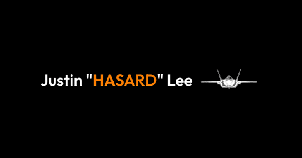 Fighter Pilot Keynote Speaker | Justin Hasard Lee